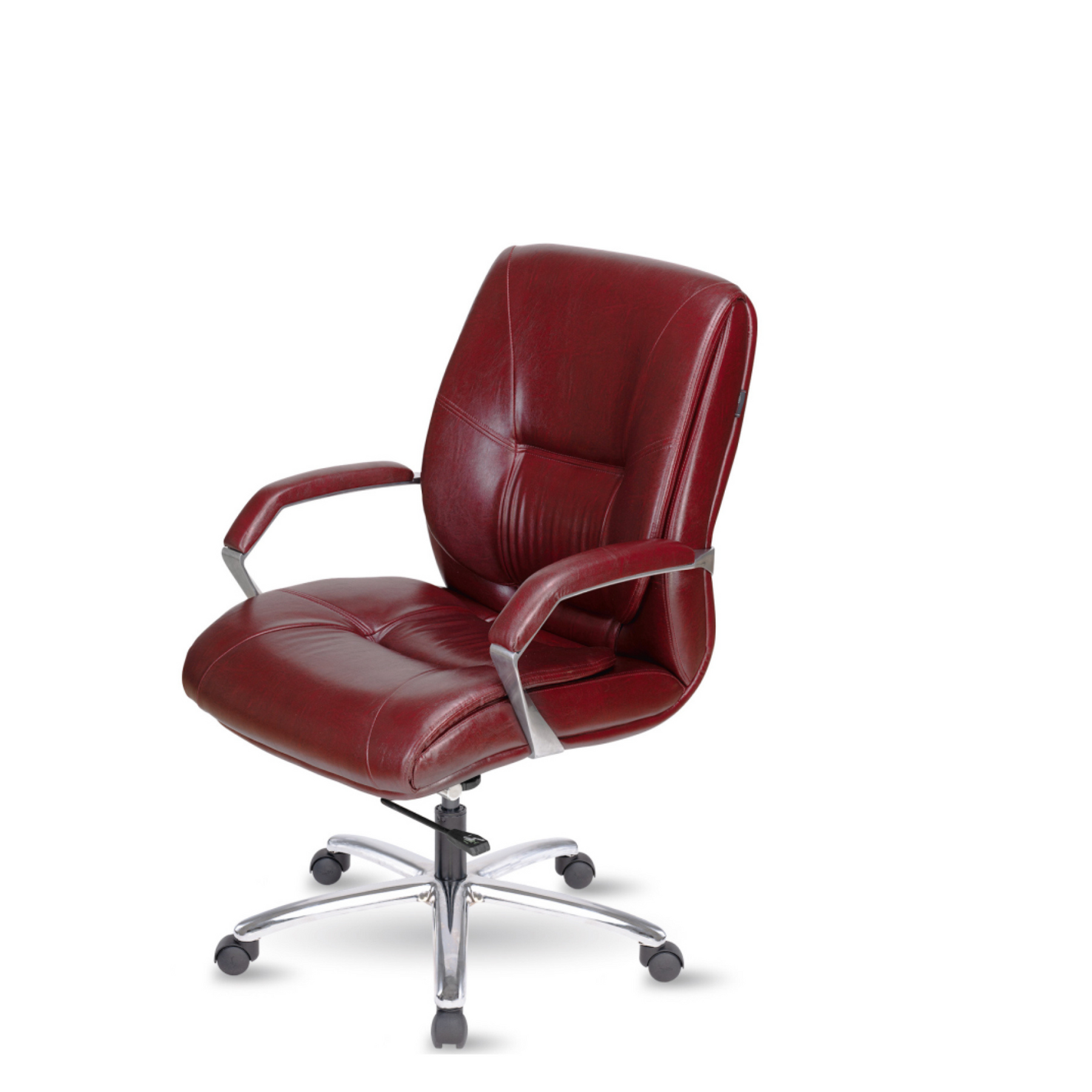 Mellow leatherite mid back chair – Ergo Space
